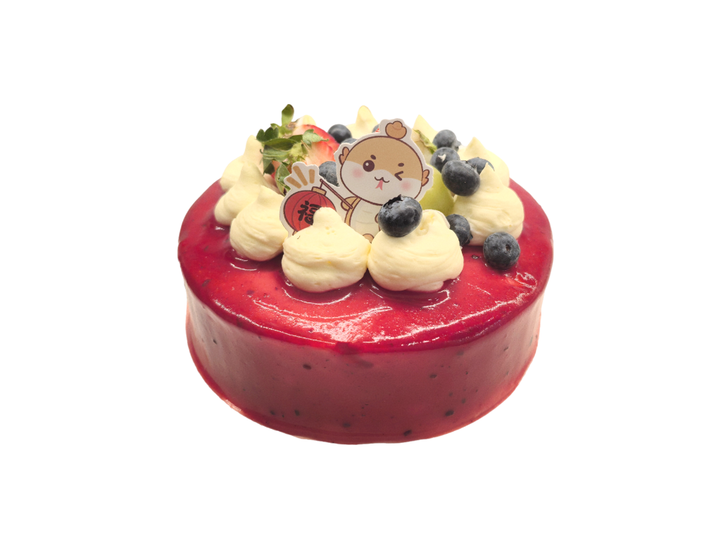 Strawberry Basque Cake